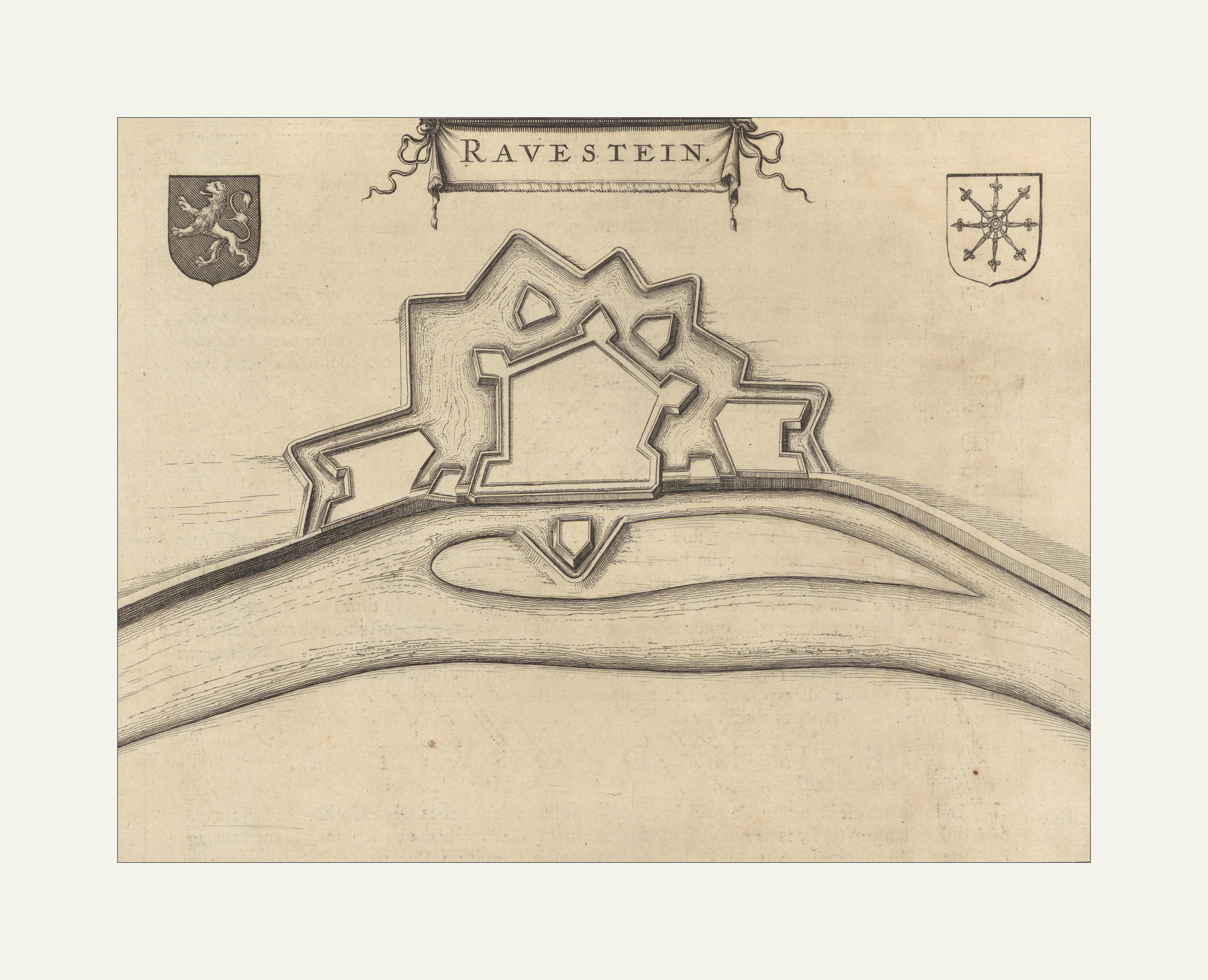 Historische kaart van Ravenstein | Frisius