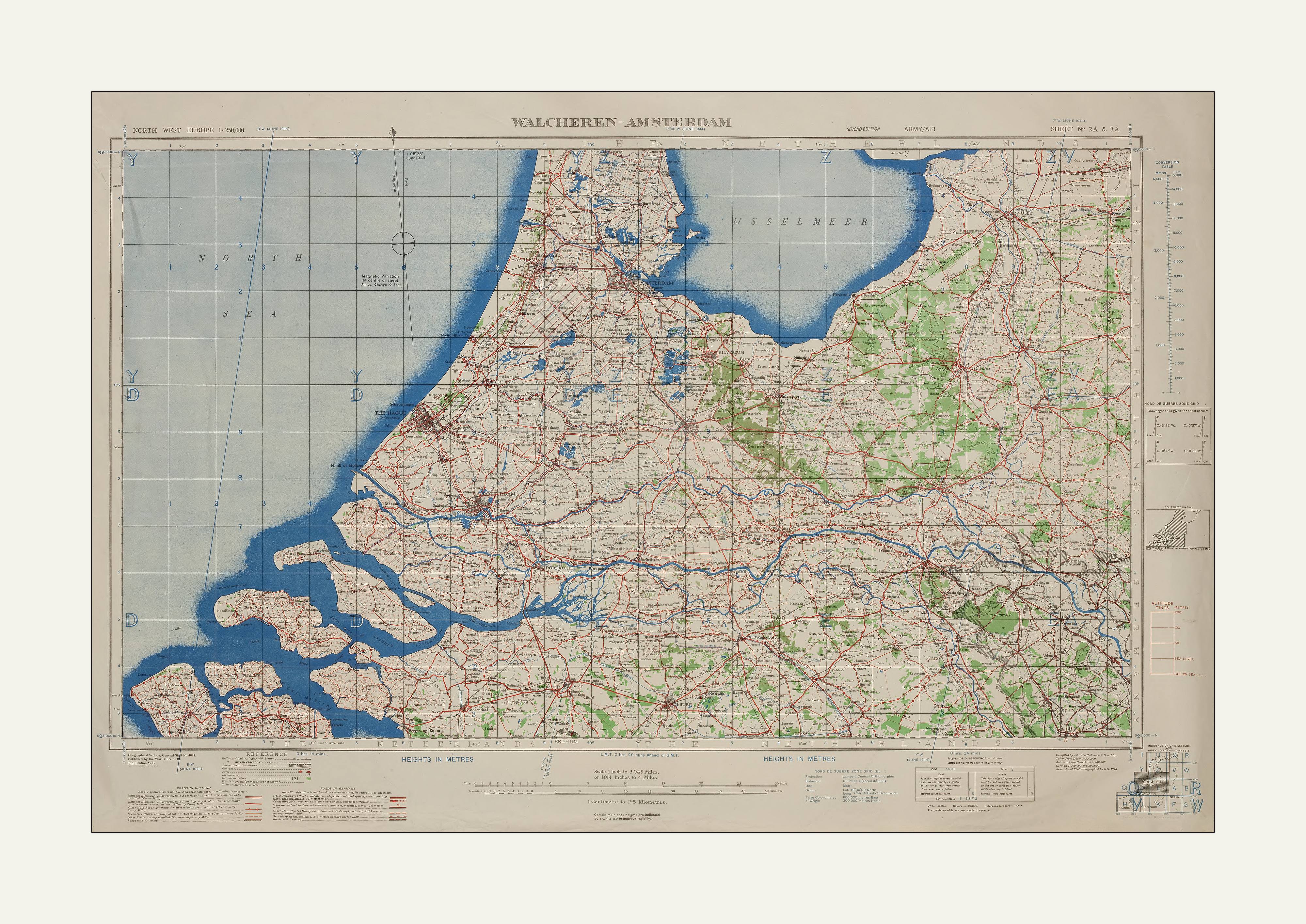 Historische kaart van Midden-Nederland | Frisius